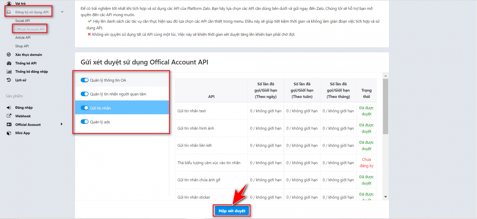 Kết nối Zalo OA – Hướng dẫn sử dụng CloudproCRM