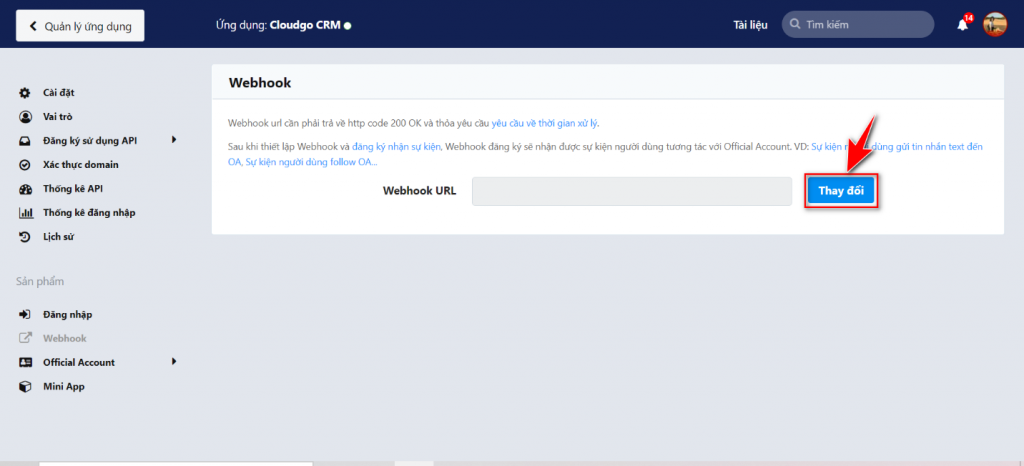 Kết nối Zalo OA – Hướng dẫn sử dụng CloudproCRM